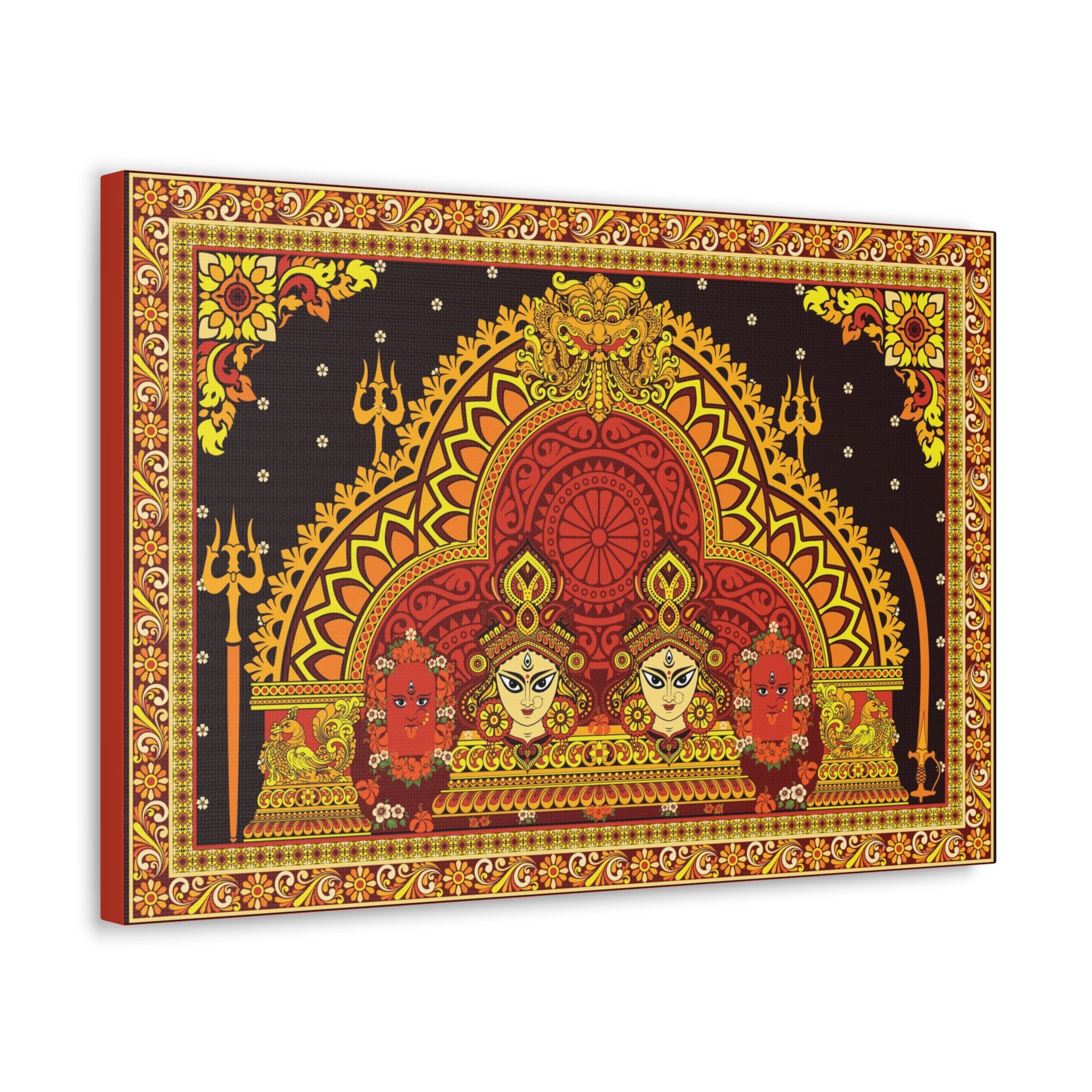 Maa Tara Tarini Pattachitra Painting, Durga, Kali , Maa Tara - Etsy