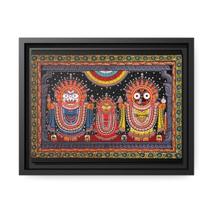 Lord Jagannath Subhadra Balade Suna Besa Pattachitra Painting | Radha ...