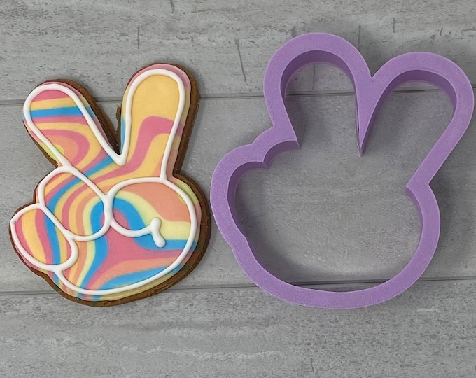 Peace Hand Cookie Cutter - Etsy