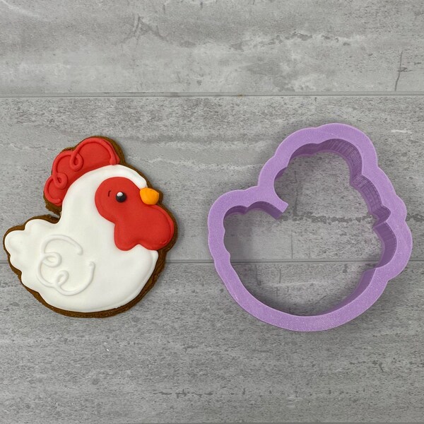 Chicken Cookie Cutter - Etsy