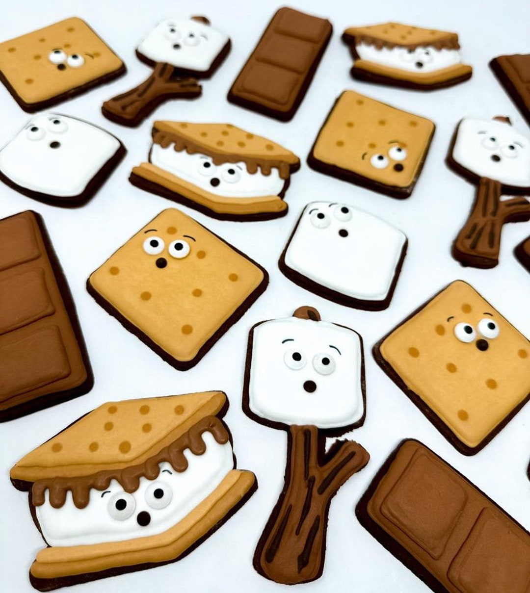 STL Digital Download - Smores Cookie Cutter Set - S'more, S'mores ...