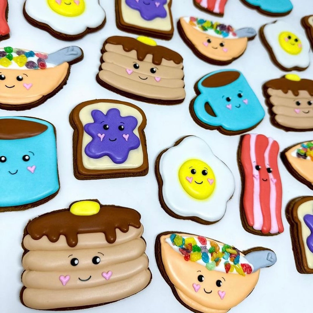 Breakfast Cookie Cutter Set, Cutters, Collection, Toast, Bread, Egg ...