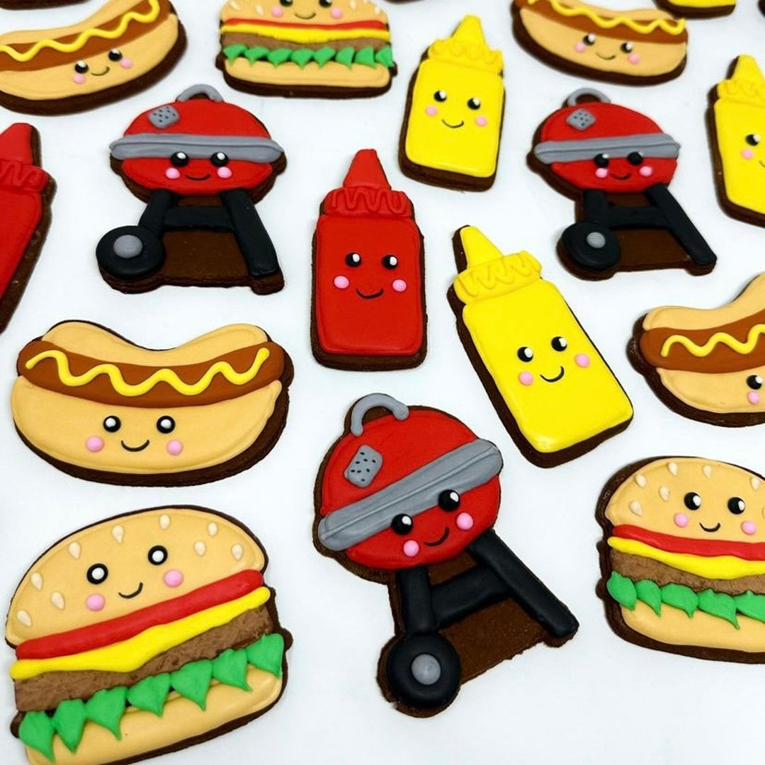 Summer BBQ Cookie Cutters - Cutter, Barbecue, Barbeque, Grill ...