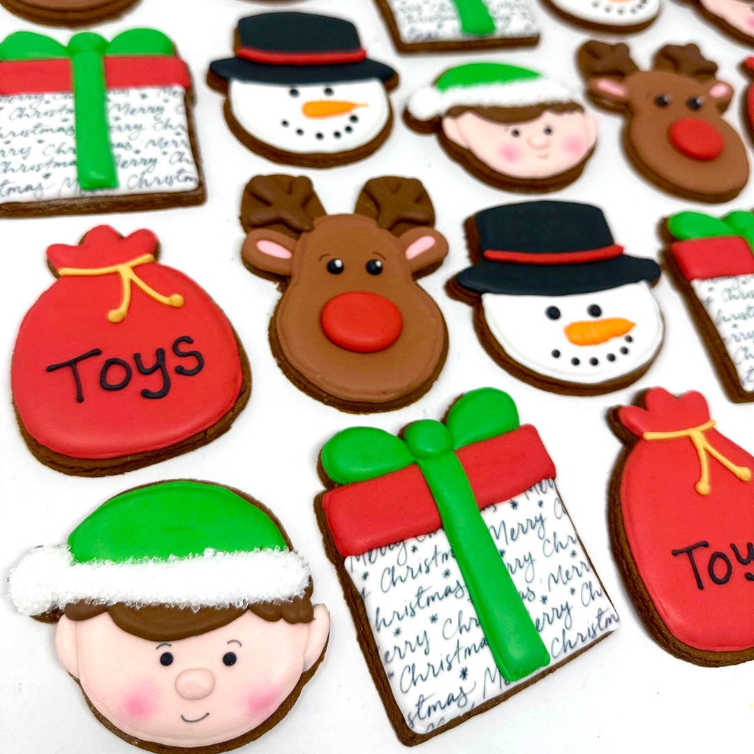 Christmas Cookie Cutter Set, Toy Bag, Present, Gift, Reindeer, Rudolf ...
