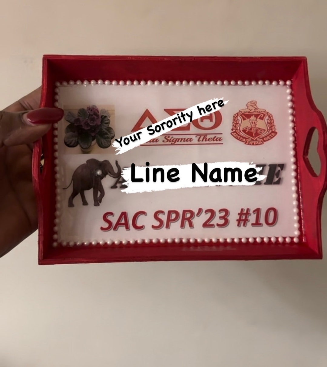 Sorority Trinket Tray - Etsy
