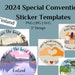 2024 Special Convention Sticker Template Customized Philadelphia ...