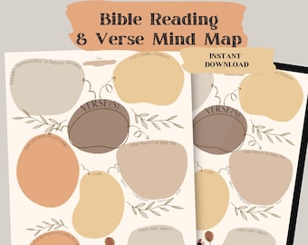 Verse Mapping Worksheet DOWNLOADABLE Bible Study Tools - Etsy
