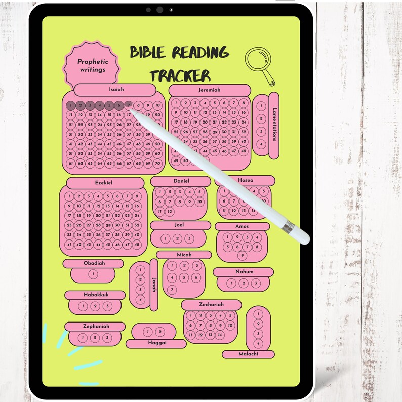 Daily Bible Reading Progress Tracker for Youth Printable Bible Reading ...