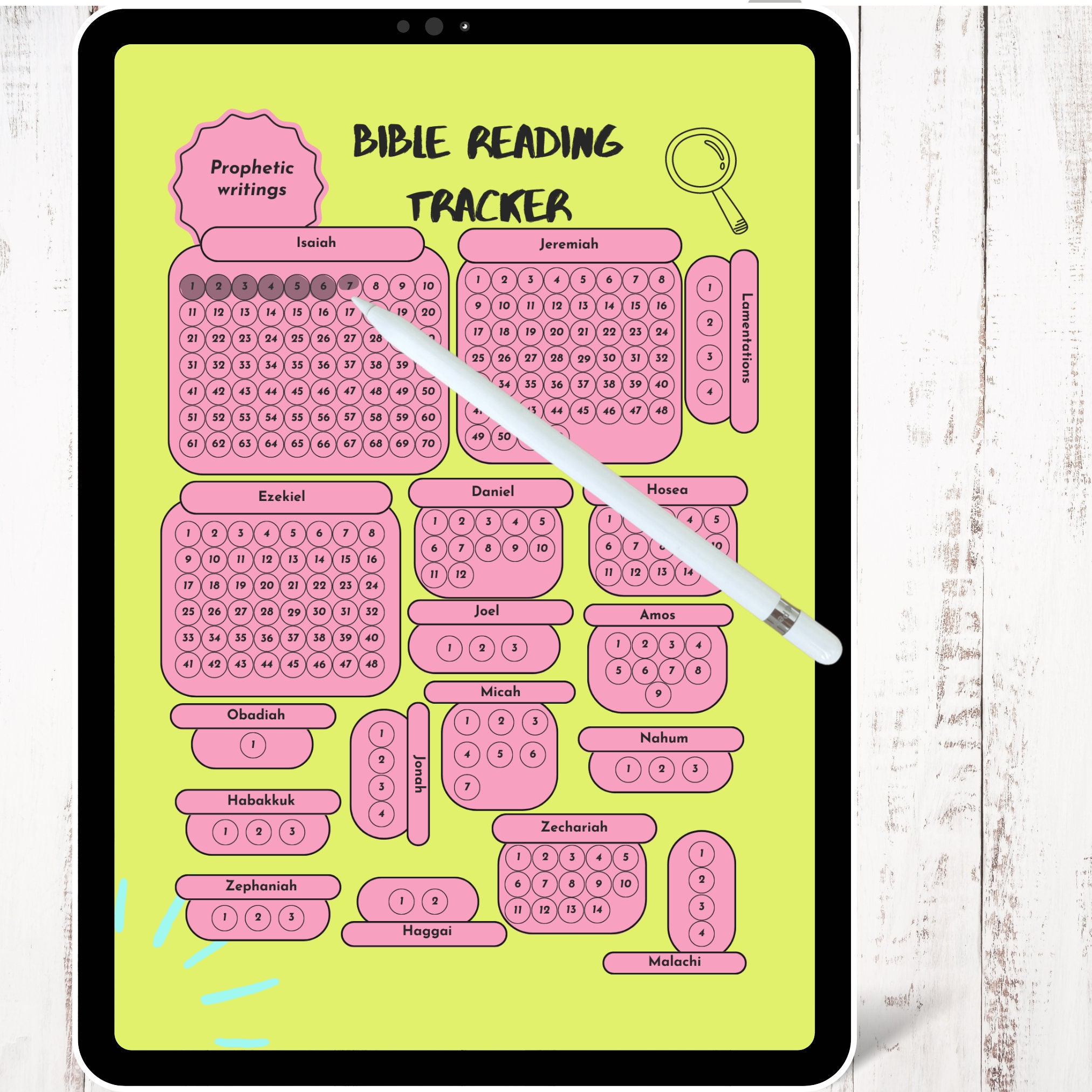 Daily Bible Reading Progress Tracker for Youth Printable Bible Reading ...