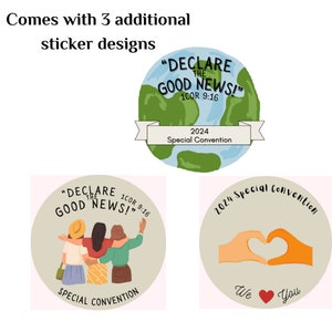 2024 Special Convention Sticker Template Chile Convention Gifts Digital ...