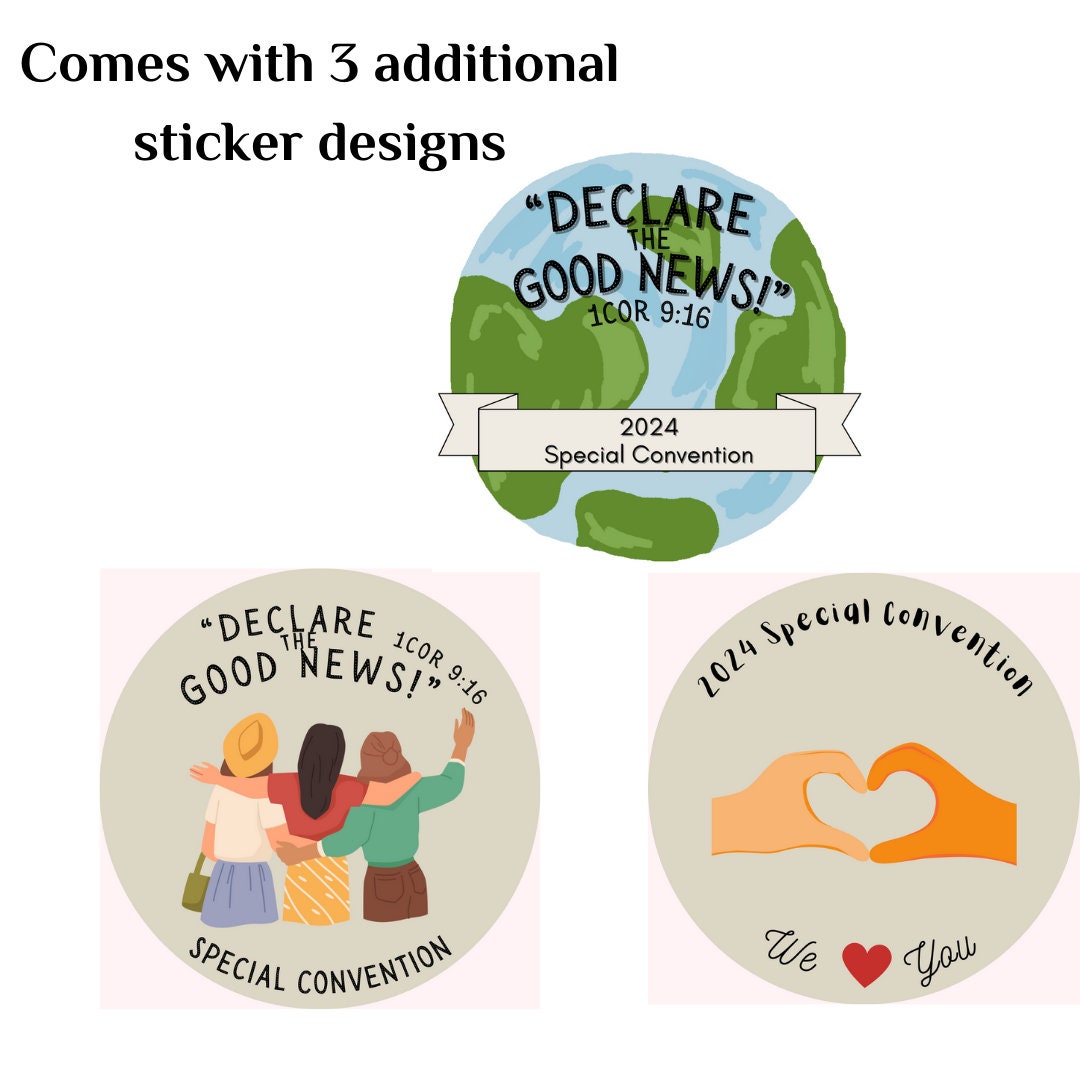 2024 Special Convention Sticker Template Chile Convention Gifts Digital ...