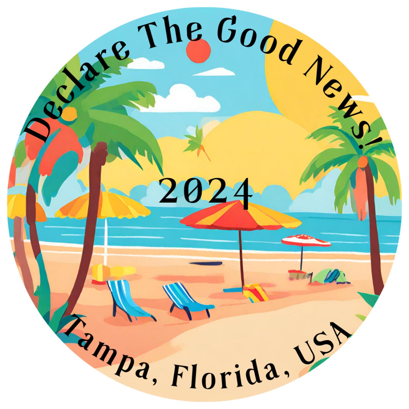 2024 Special Convention Sticker Template Tampa Convention Gifts Digital ...