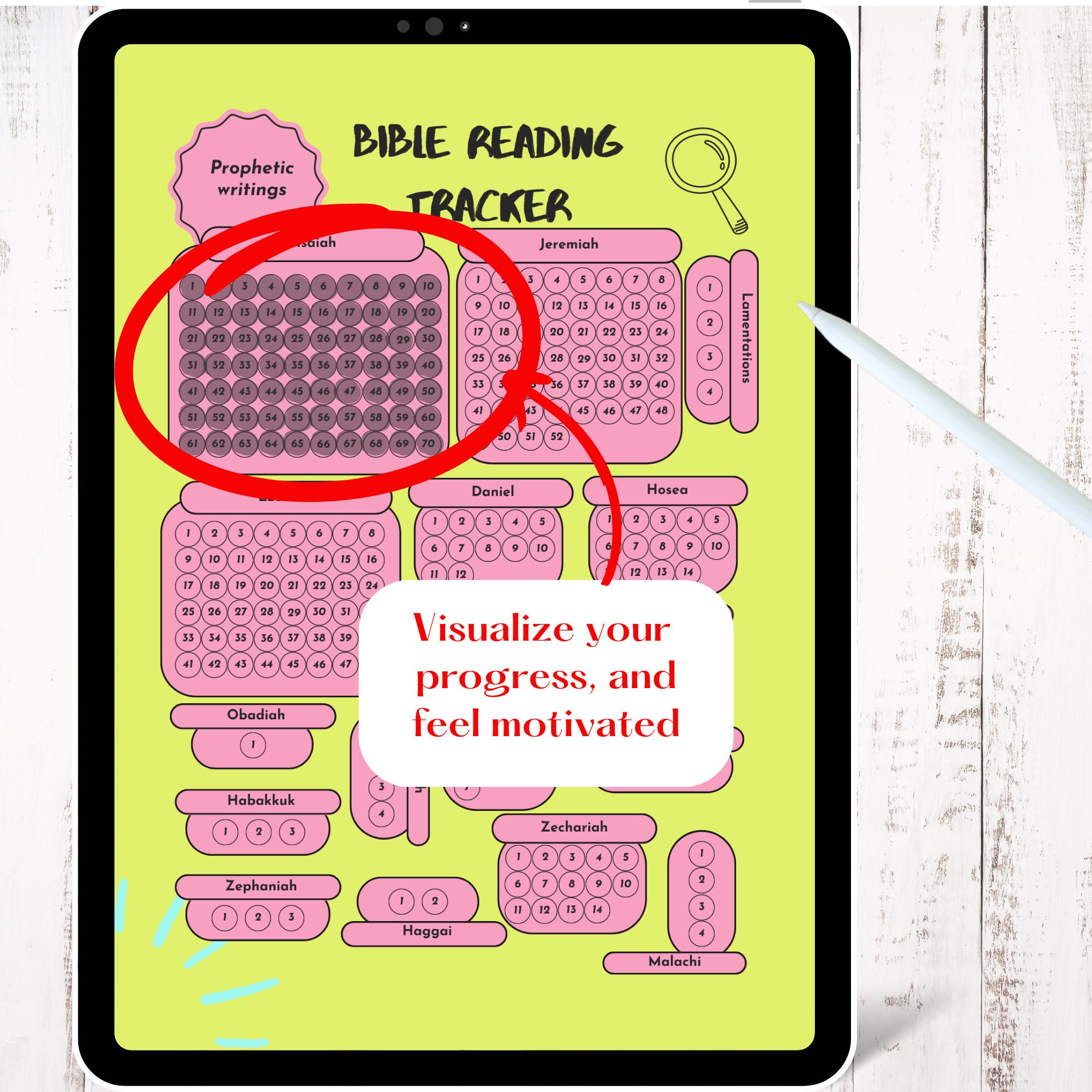 Daily Bible Reading Progress Tracker for Youth Printable Bible Reading ...