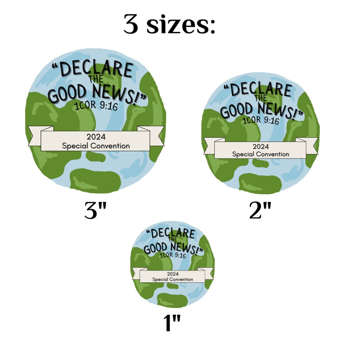 2024 Special Convention Sticker Template Lyon, France Convention Gifts ...