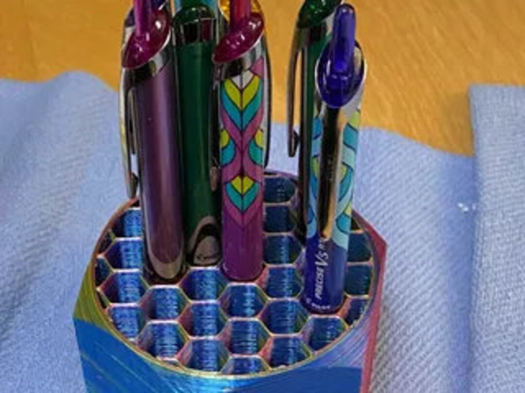 Honeycomb Desk Organizer Modern Pen/pencil Holder for Office/home ...