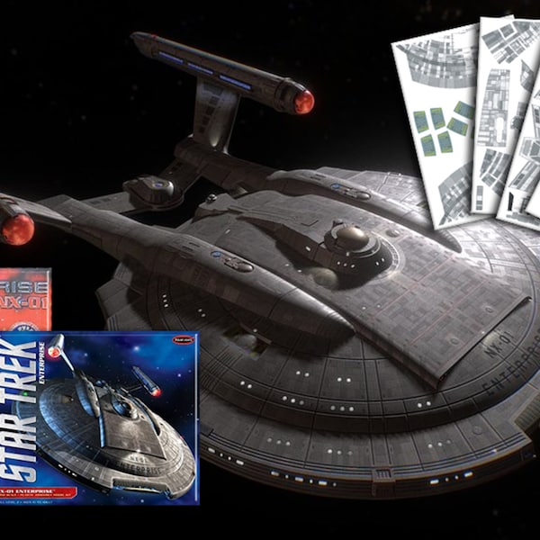 Star Trek Nx 01 Refit Model - Etsy