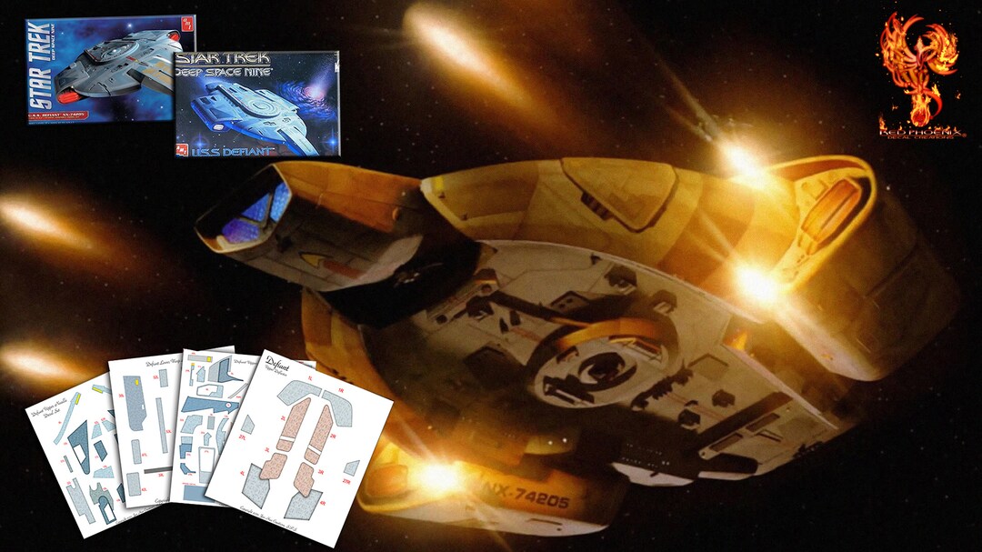 U.S.S. Defiant 1/420 Scale Aztec / Hull Decal Set - Etsy UK