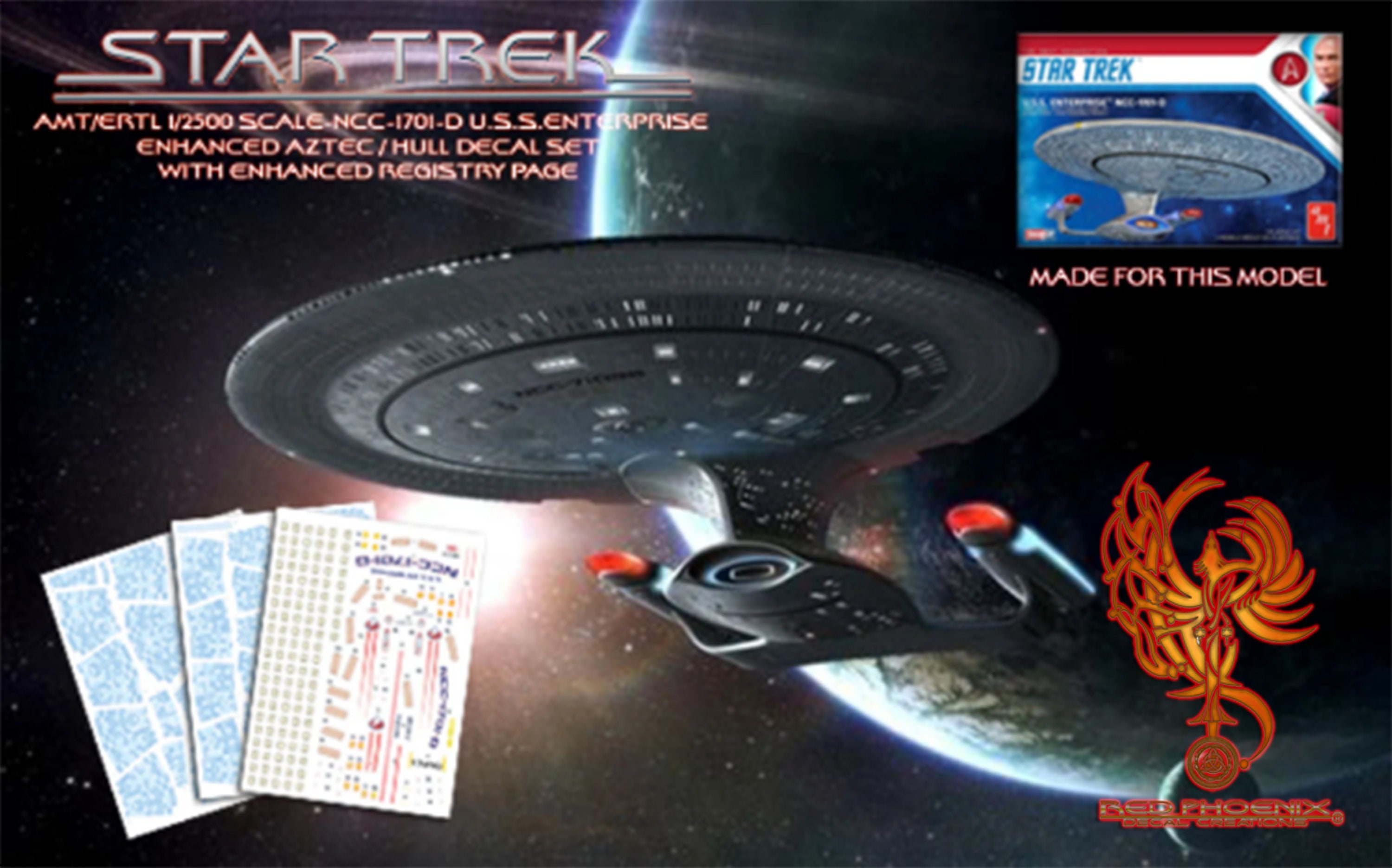 U.S.S. Enterprise-d 1/2500 Scale Aztec/hull Decal Set - Etsy U.S.S. Enterprise-d 1/2500 Scale Aztec/hull Decal Set - Etsy