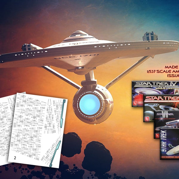 Enterprise Aztec Decals - Etsy