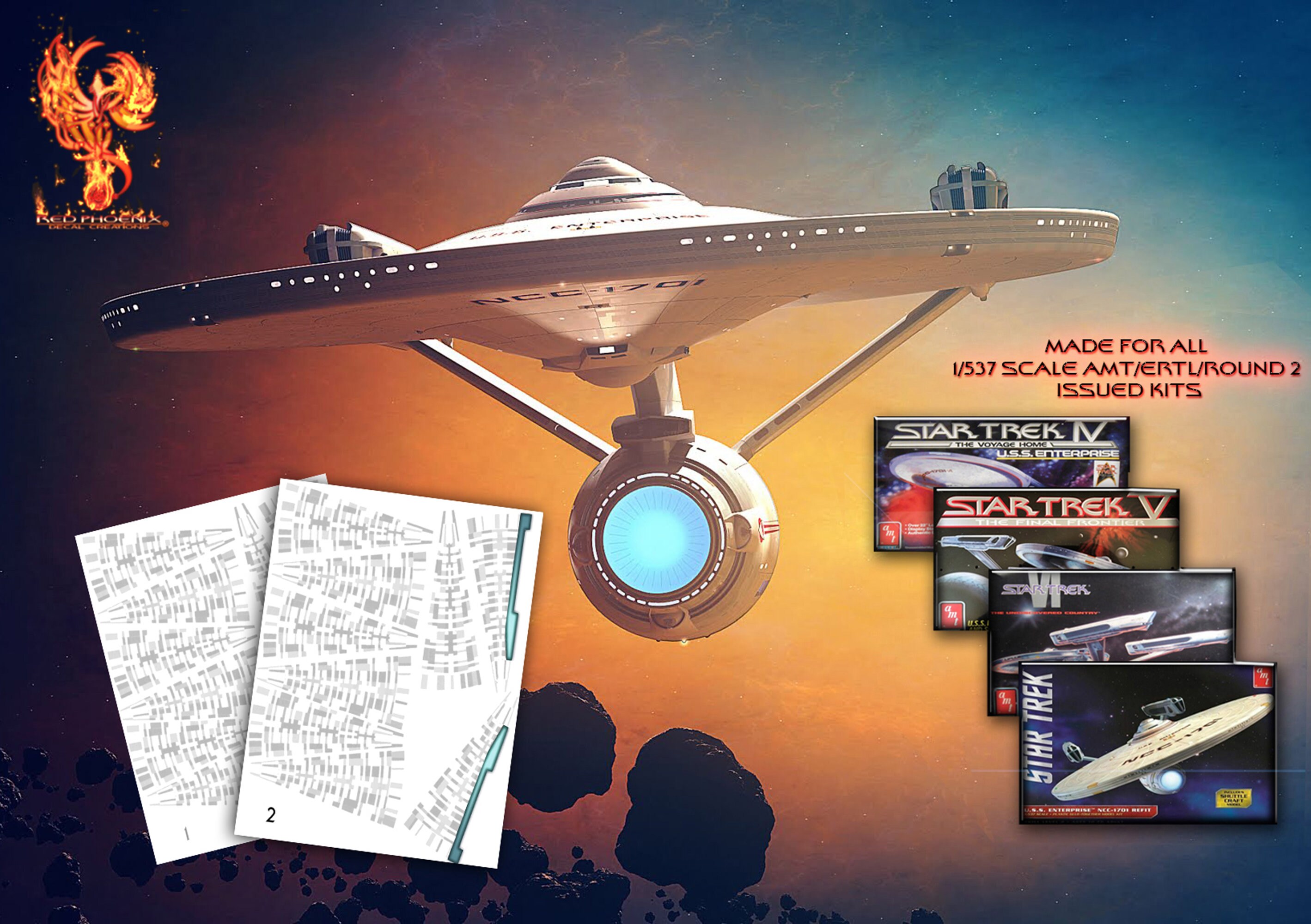 Aztec Decal Set U.S.S. Enterprise Refit 1/537 Scale - Etsy Aztec Decal Set U.S.S. Enterprise Refit 1/537 Scale - Etsy