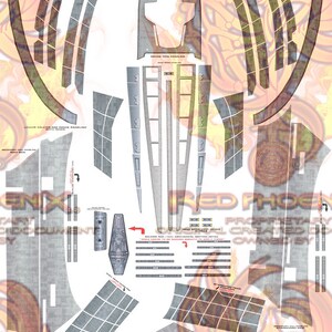 U.S.S. Voyager 1/1000 Scale Aztec/hull Decal Set-enhanced - Etsy