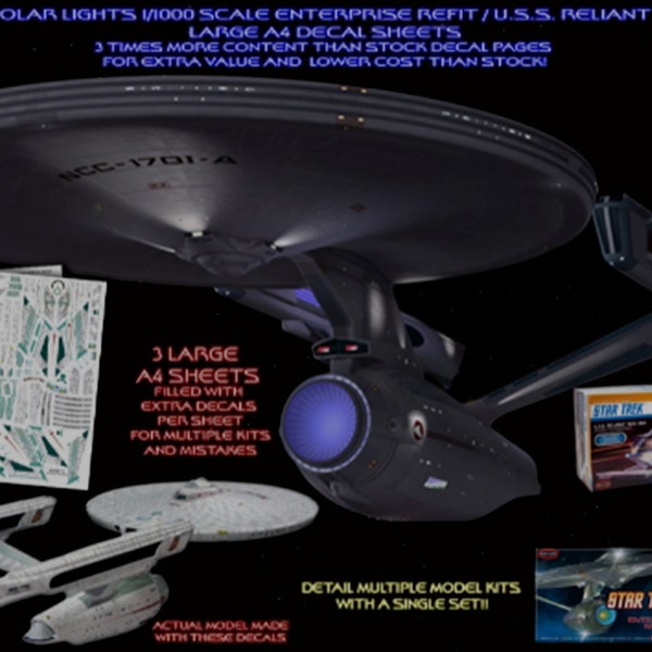 Enterprise Aztec Decals - Etsy