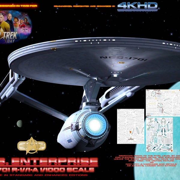 Star Trek Model Kit Decals - Etsy