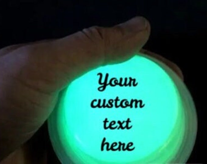 Custom Stick on Glow Badge for Bachelorette Party, Birthday, Holiday ...