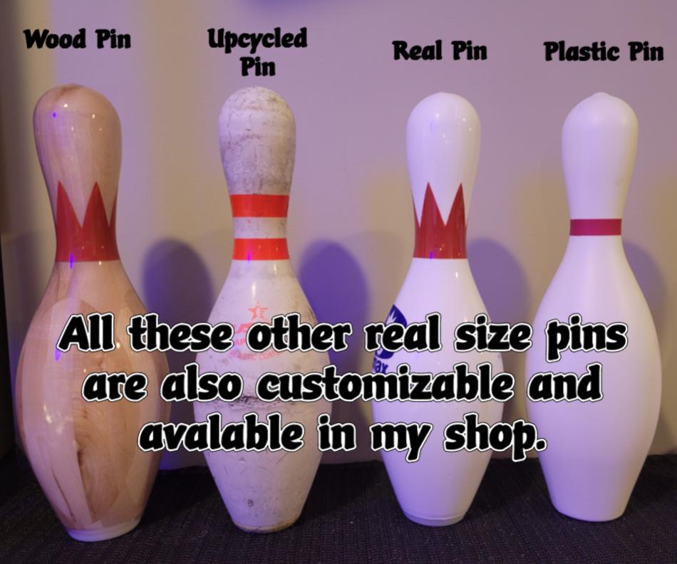 Small Plastic Pin, Personalized Bowling, Bowling Gift, Bowling Trophy ...