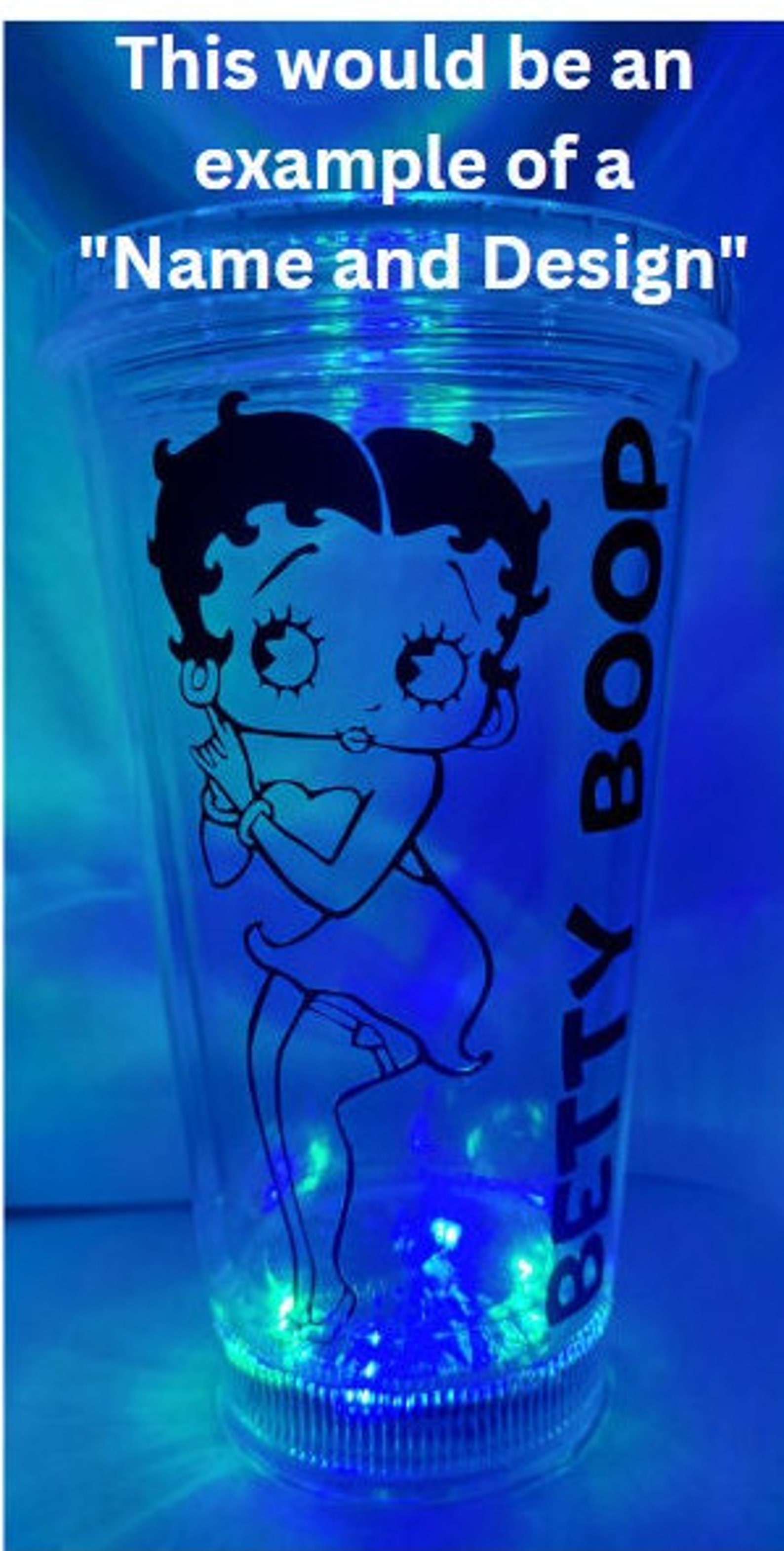 Light up No Spill Cup, Bridal Party, Birthday Cup, Custom Cup ...