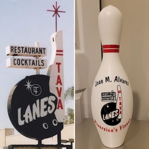 Personalized Bowling Pin, Bowling Gift, Bowling Trophy, Bowling ...