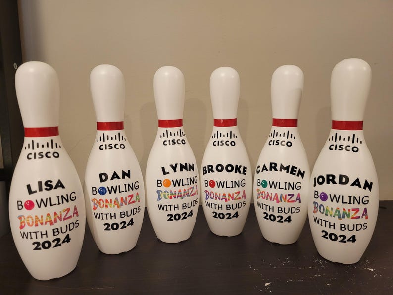 Small Plastic Pin, Personalized Bowling, Bowling Gift, Bowling Trophy ...