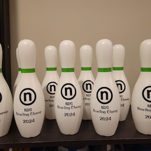 Small Plastic Pin, Personalized Bowling, Bowling Gift, Bowling Trophy ...
