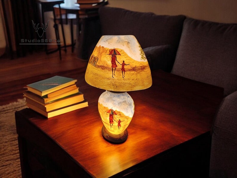 22 Thematic Handmade Camel Skin Table Lamp for Room Decor Lamps for ...