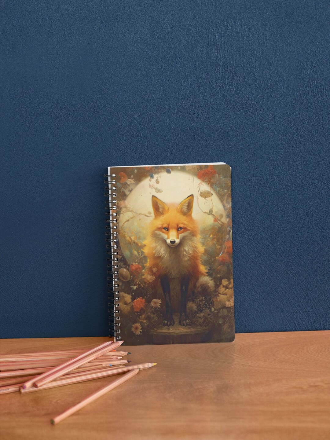 Spiral Journals and Notebooks With Fox Cover Fox Spiral - Etsy