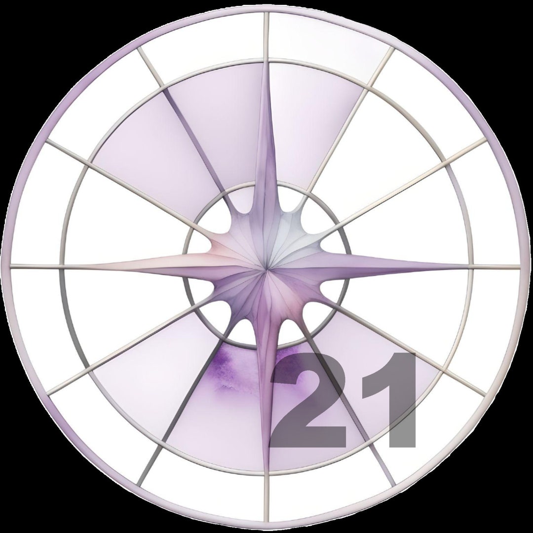 Blank Astrology Wheel Natal Chart - Etsy