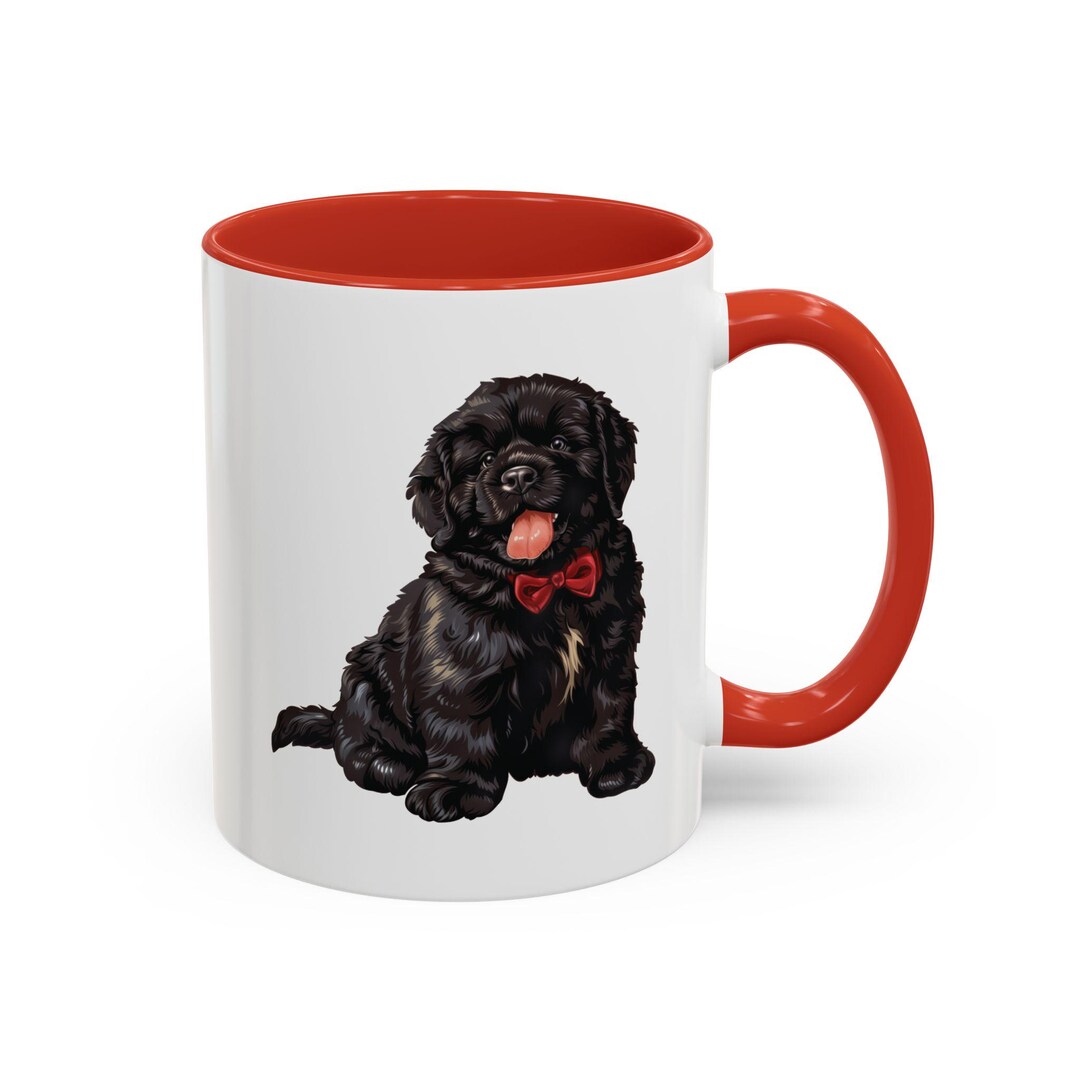 Newfoundland Dog Mug, Hudson With Bowtie, Dog Lover Gift - Etsy
