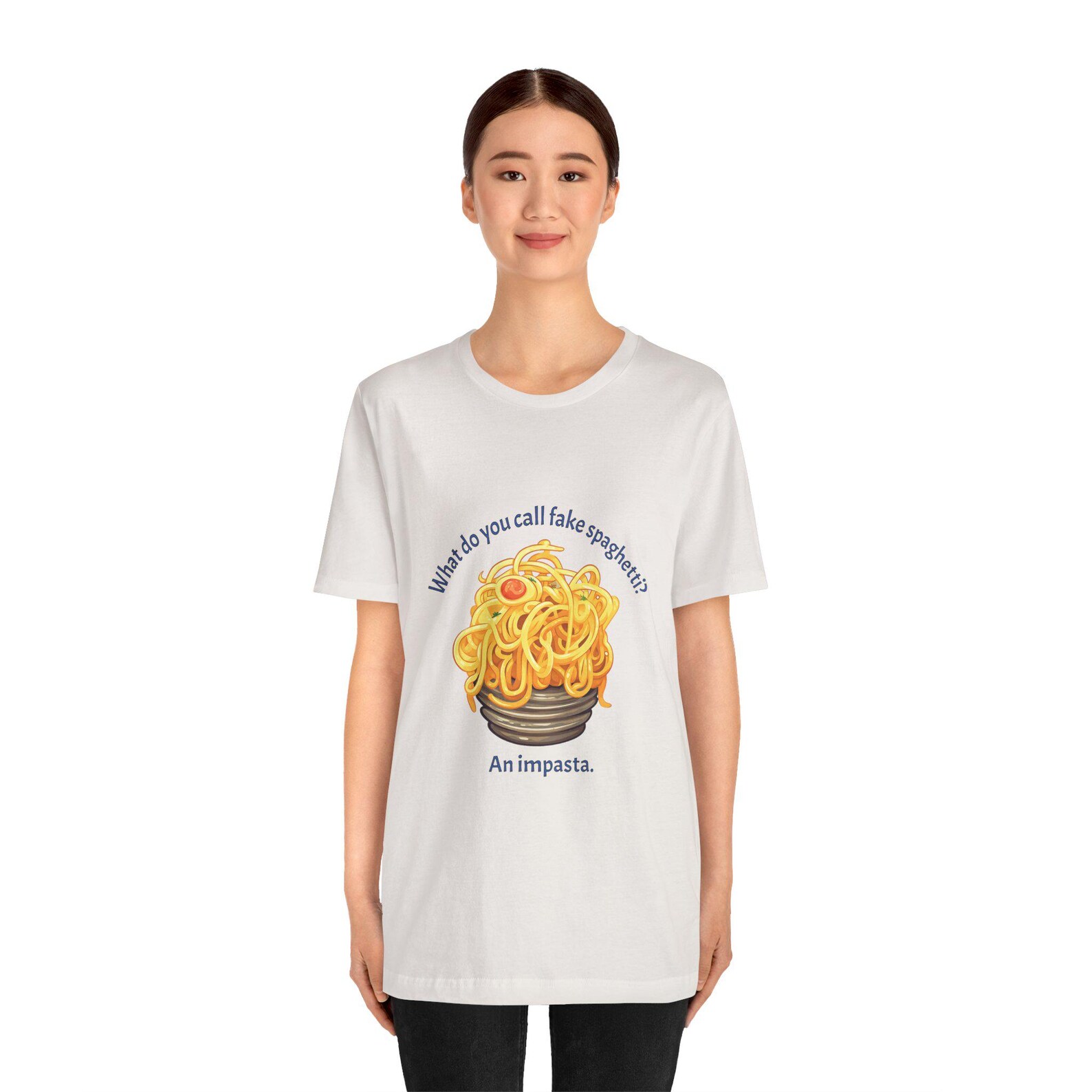What Do You Call Fake Spaghetti, an Impasta T-shirt - Etsy