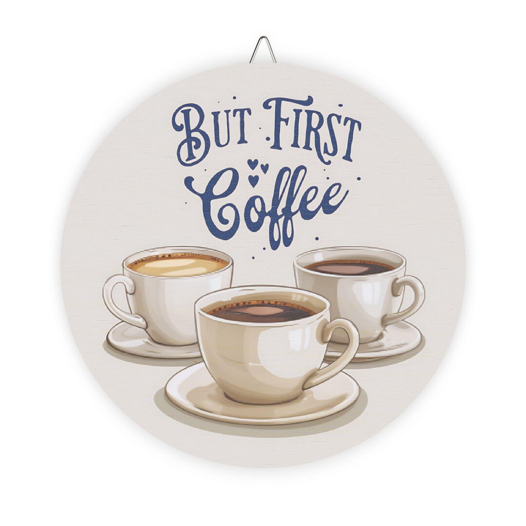 Coffee Wood Signs, Rustic Kitchen Decor, Farmhouse Wall Art, Coffee ...