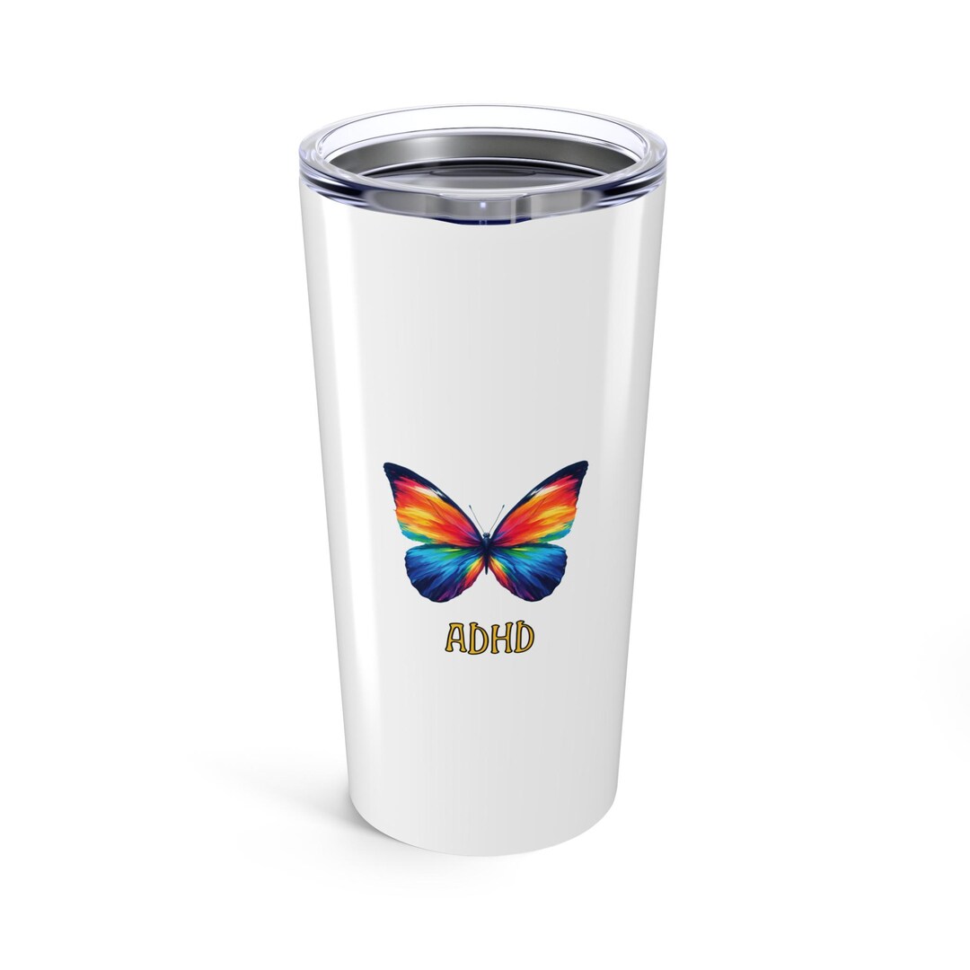 ADHD Tumbler 20oz, Gift for ADHD Awareness, Mental Health Tumbler, ADHD ...