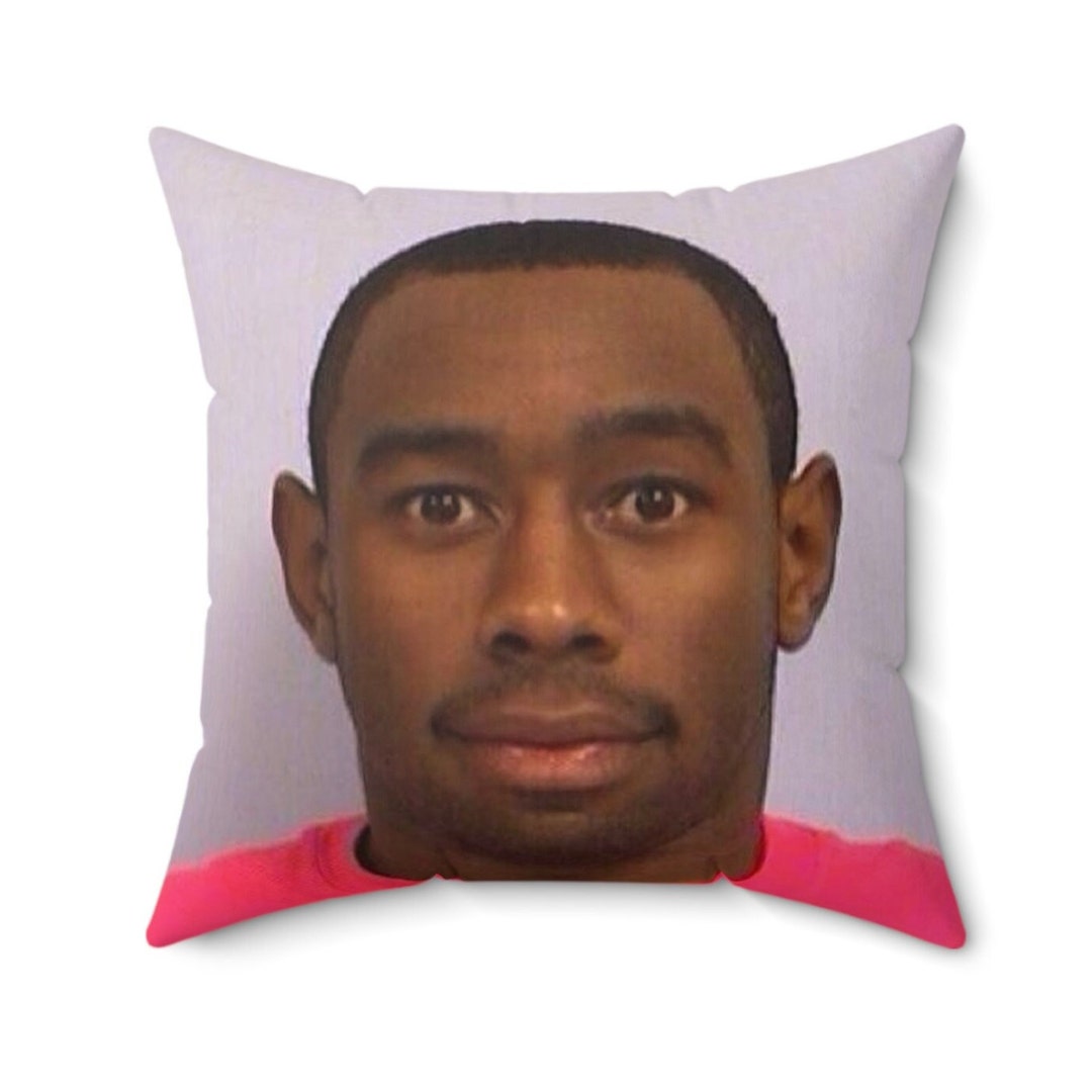 Tyler the Creator Mugshot Pillow, Funny Mugshot Pillows, Tyler the ...