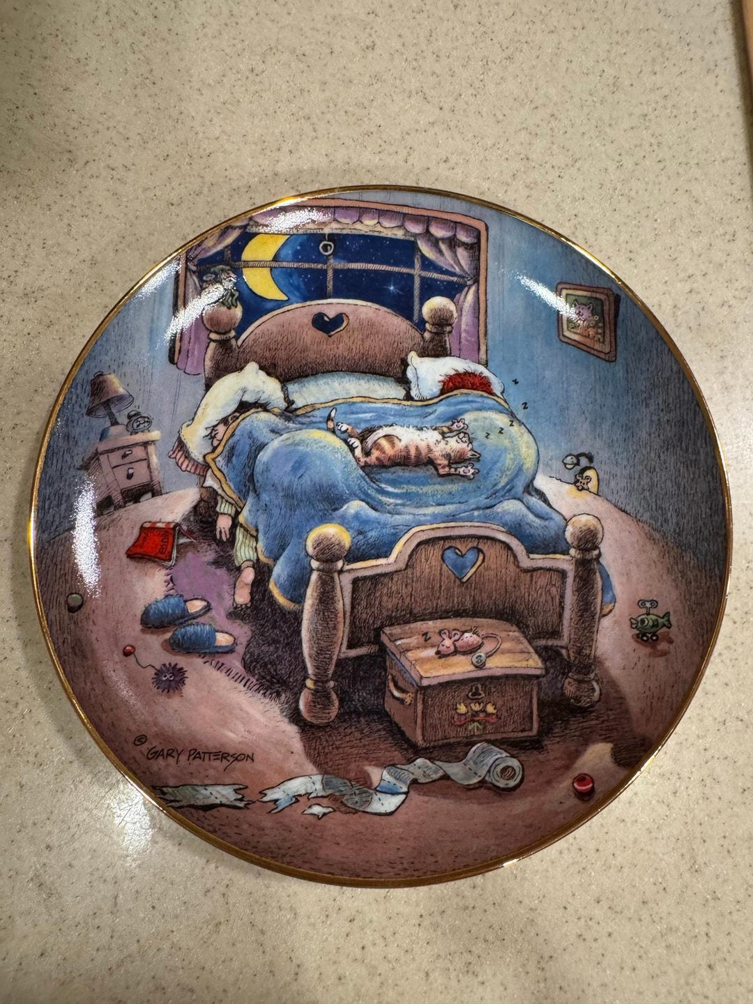 Gary Patterson Bed Hog Plate Collection Danbury Mint - Etsy