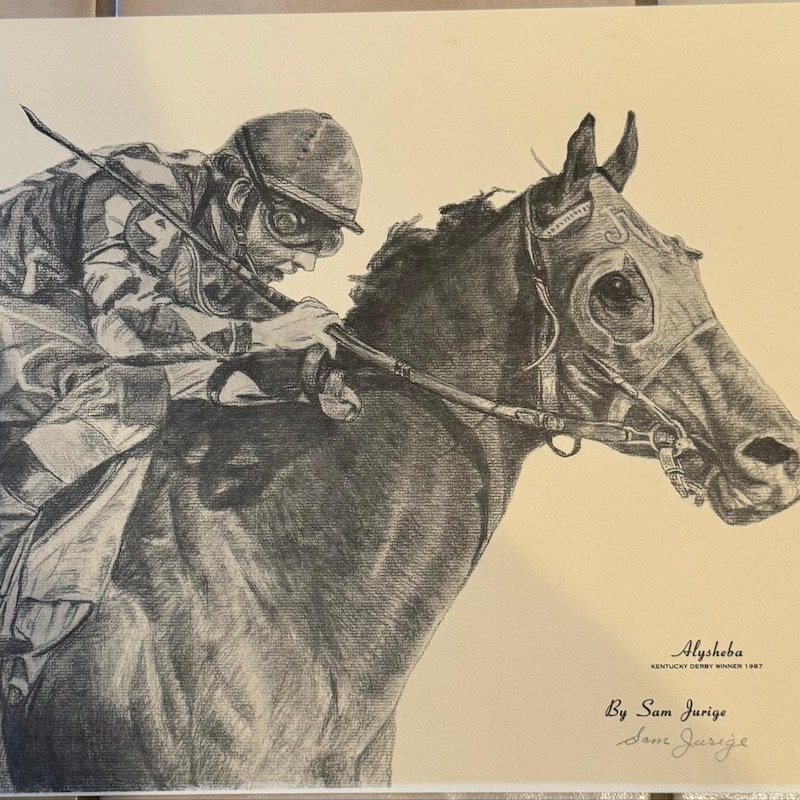 Derby Vintage Lithograph - Etsy