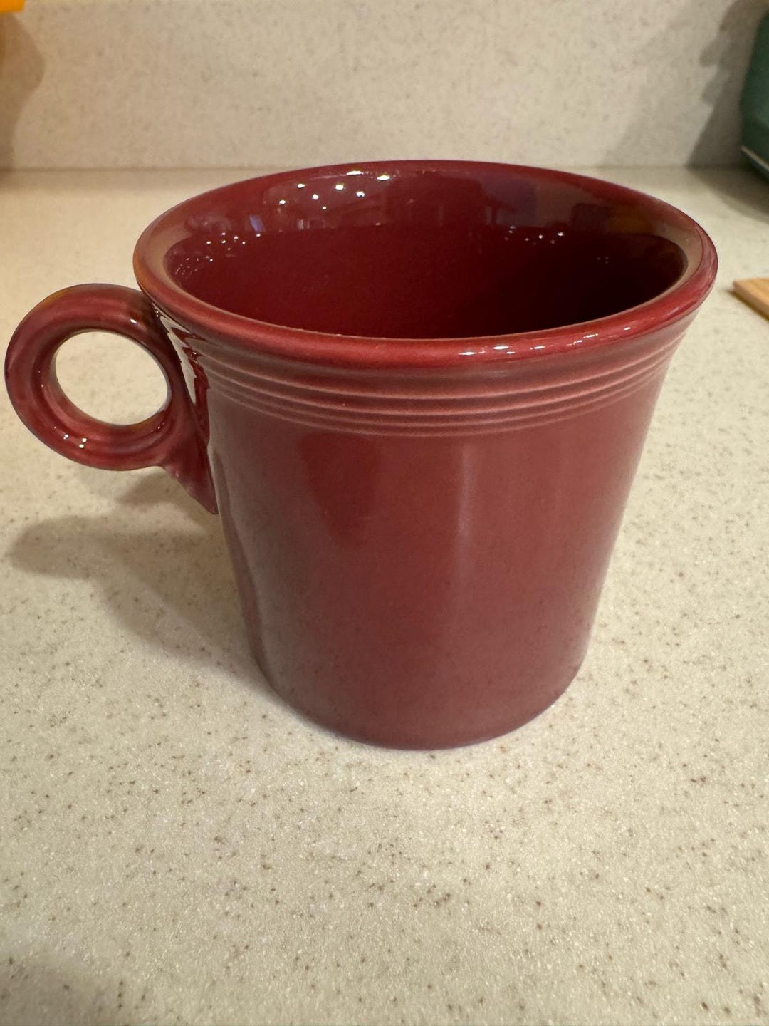 Fiesta HCL Red O Ring Handle Mug - 3.5” Tall - Etsy