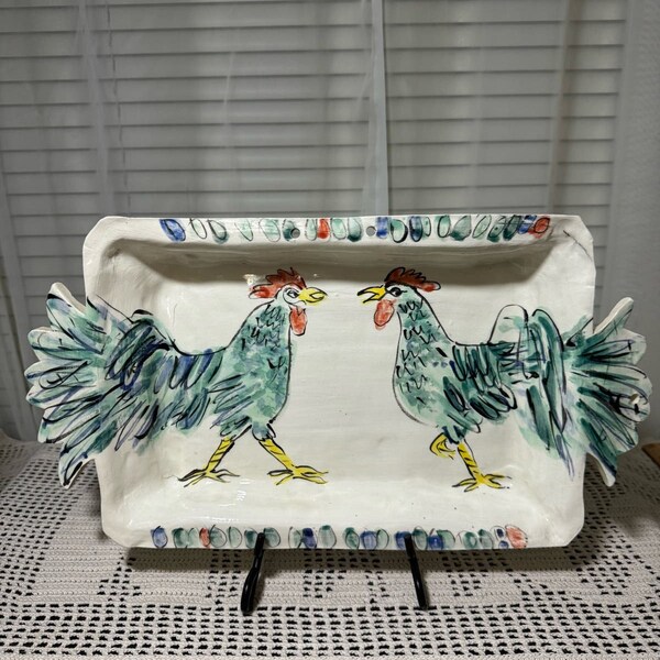 Rooster Dinnerware - Etsy