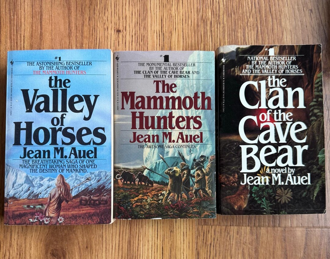 Jean Auel’s the Earth’s Children Series Box Set Books 1-3 - Etsy