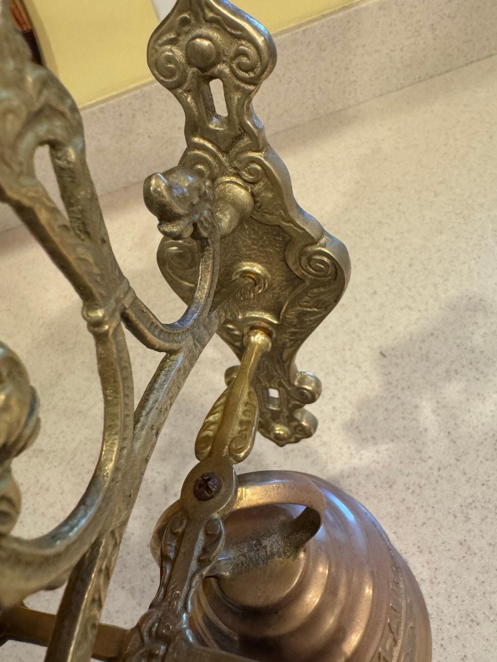 Vintage Brass Monastery Bell Doorbell With an Angel 1940s Brass Bell - Etsy