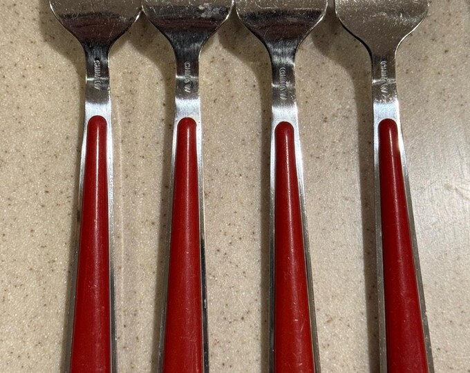 Fiesta Merengue Dinner Forks Flatware Fiestaware Silverware Lot of 4 ...