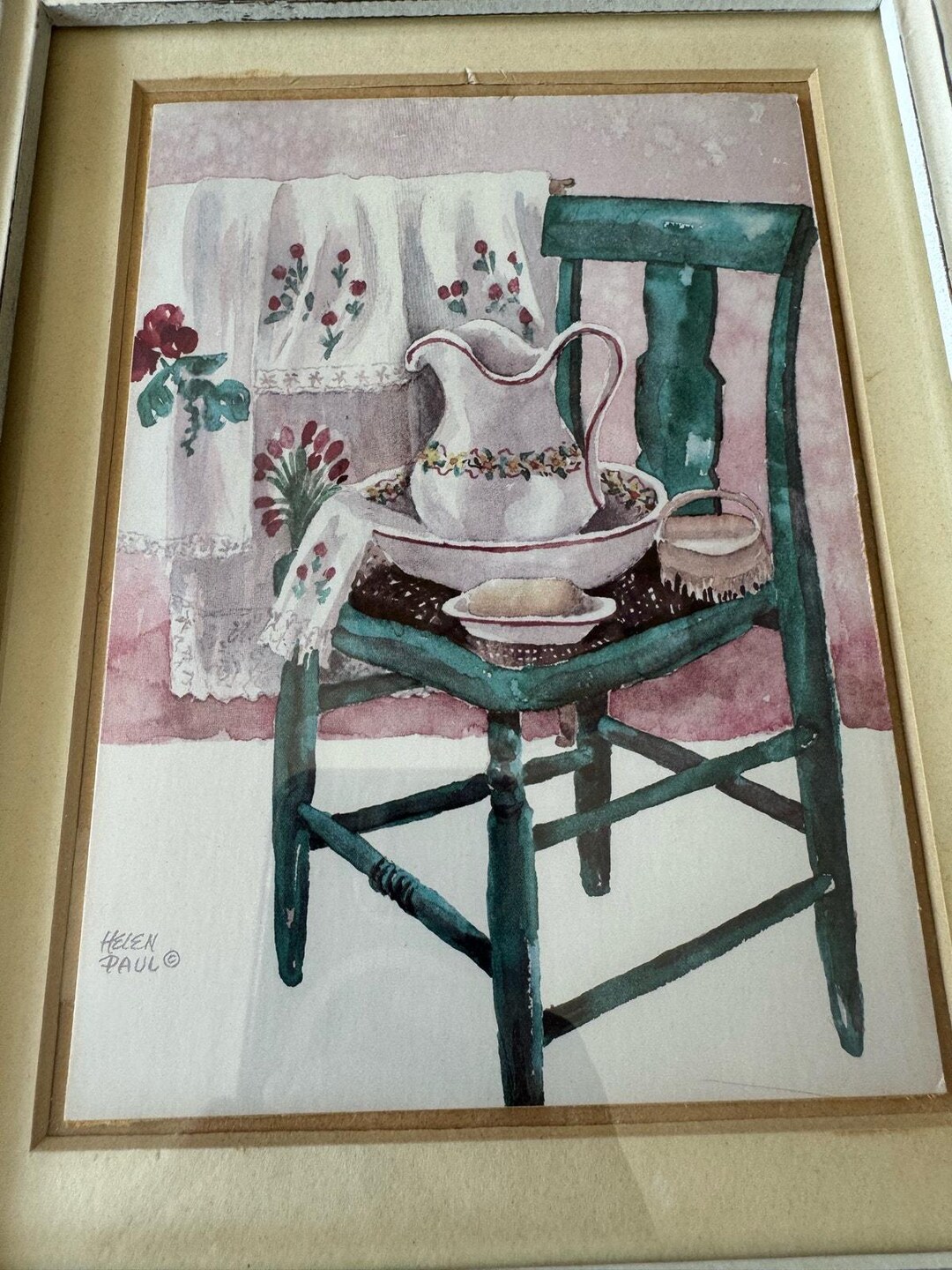 Sitting Pretty - Helen Paul Framed 12x10 - Etsy