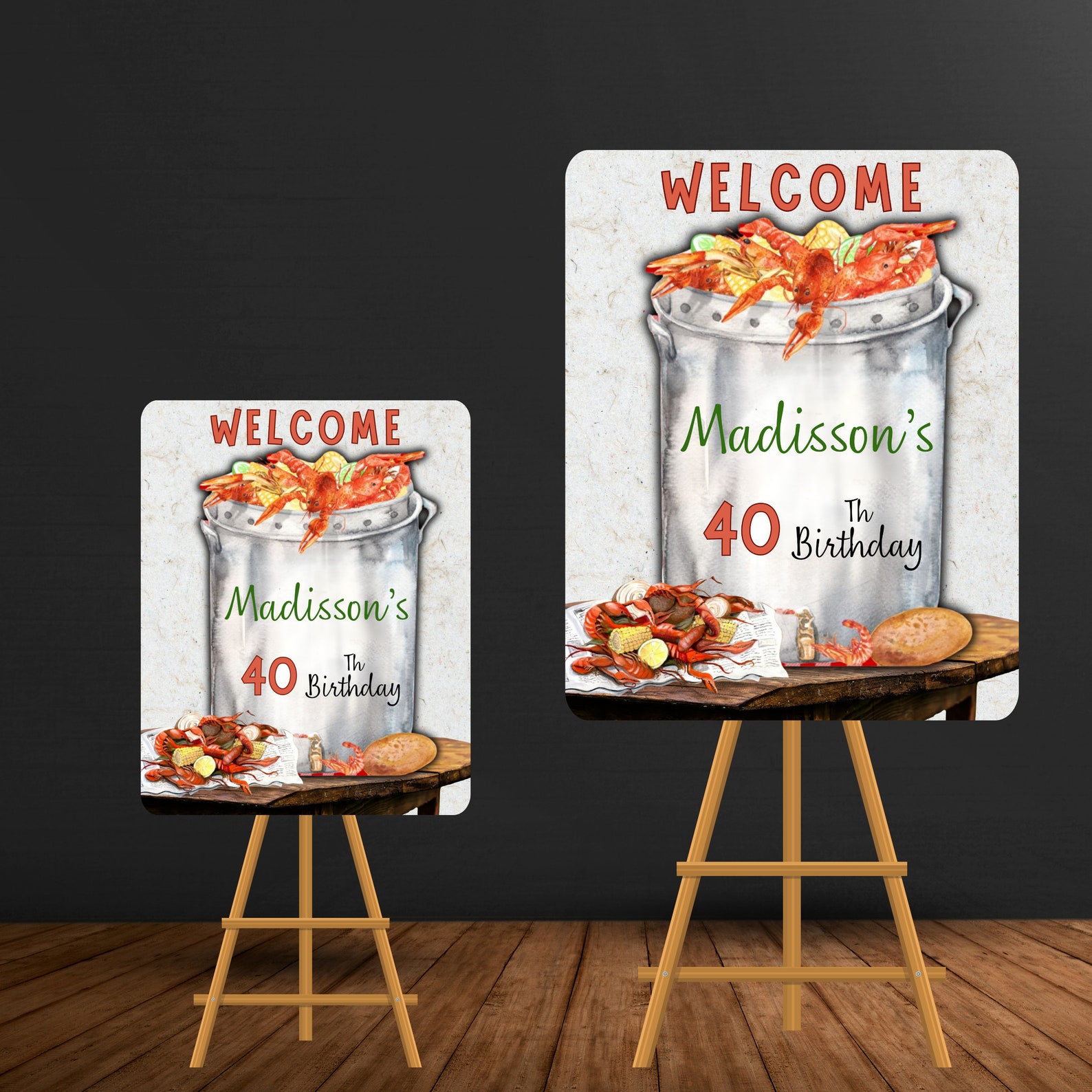 Editable Gumbo Welcome Sign Custom Printable Gumbo Template Poster ...